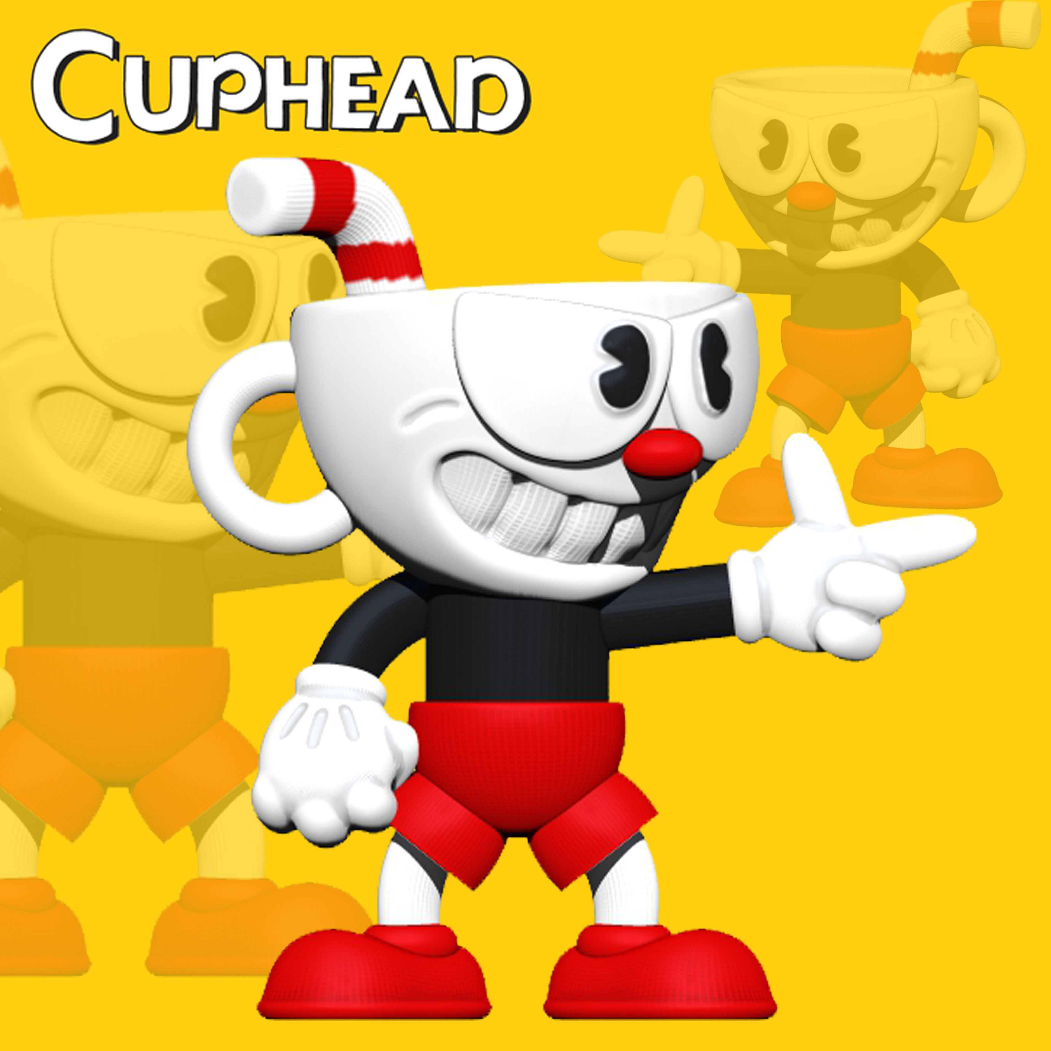 Cuphead 3D model 3D printable | CGTrader