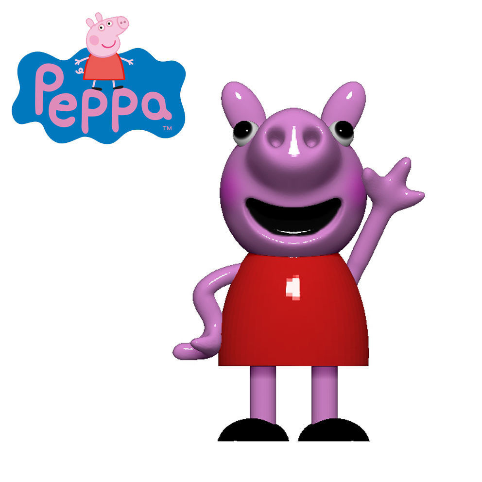Peppa Pig 3D model 3D printable | CGTrader
