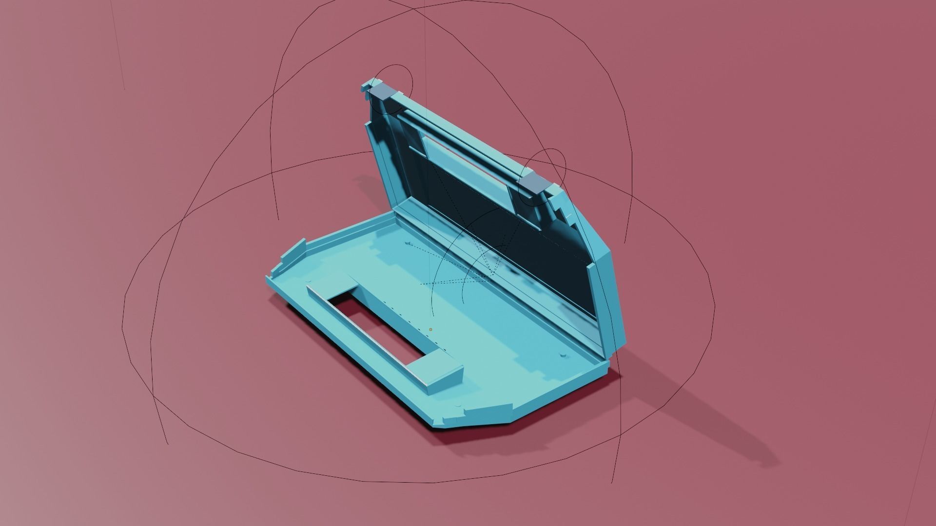 Low Polly melodica case 3d model free VR / AR / low-poly 3D model ...
