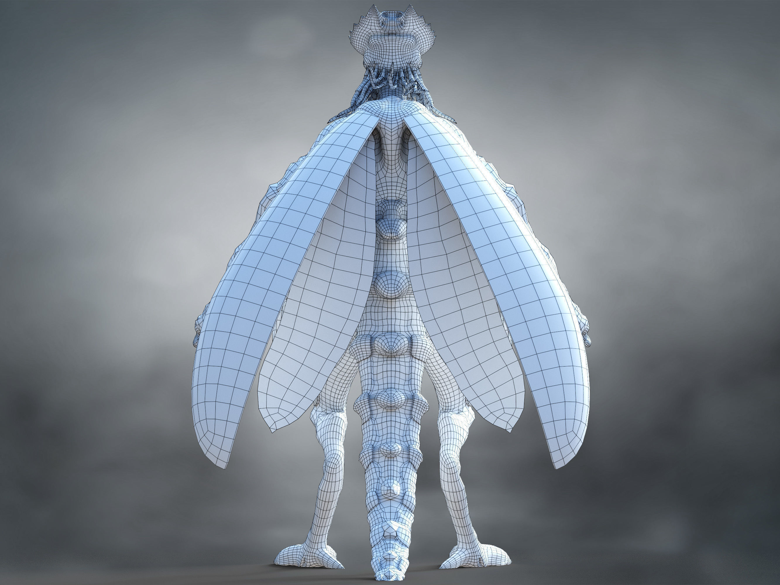 3D model insectoid monster VR / AR / low-poly rigged | CGTrader