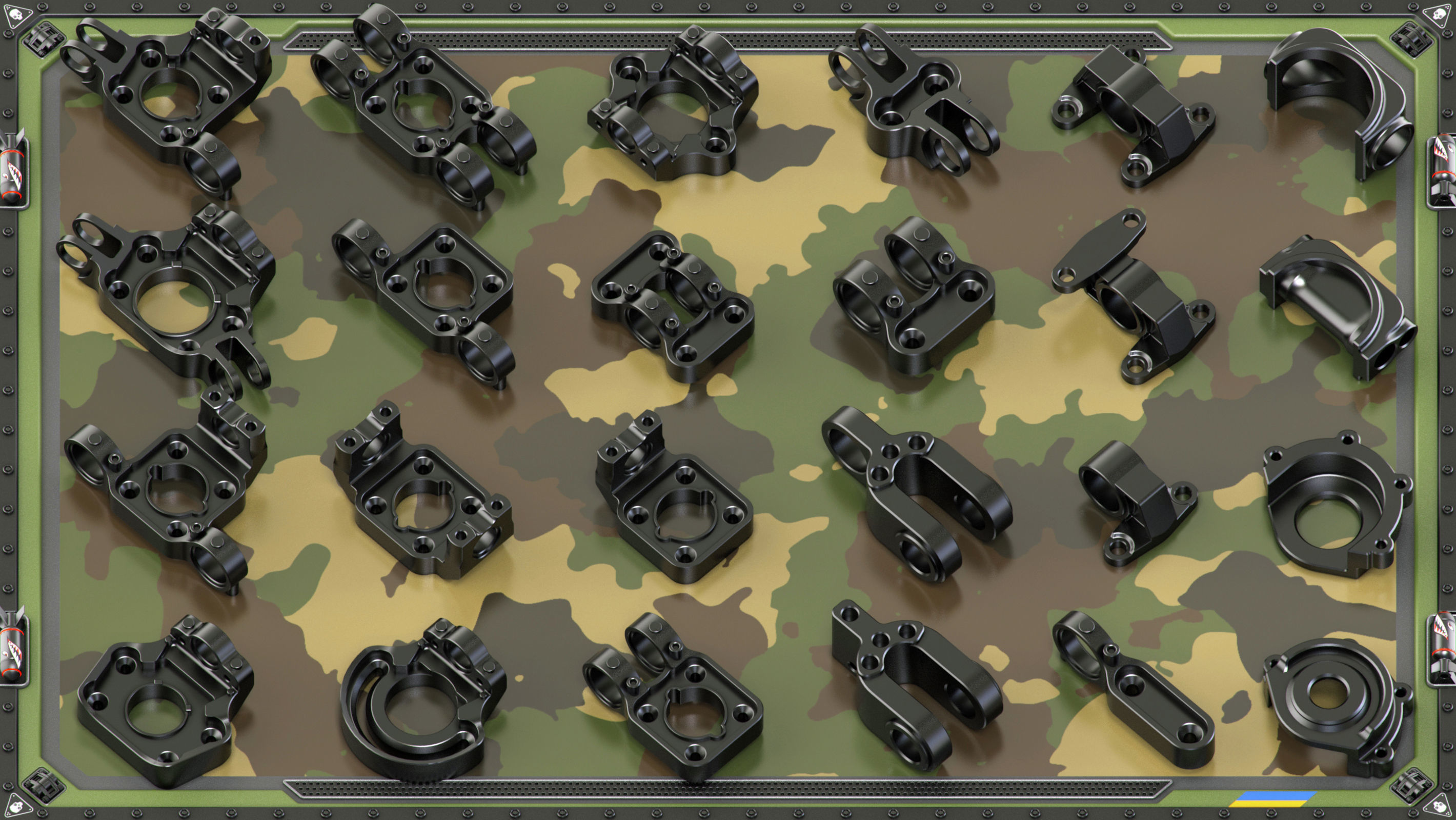 Sci-Fi Hard Surface Mechanical KITBASH 405 DETAILS 3D model | CGTrader