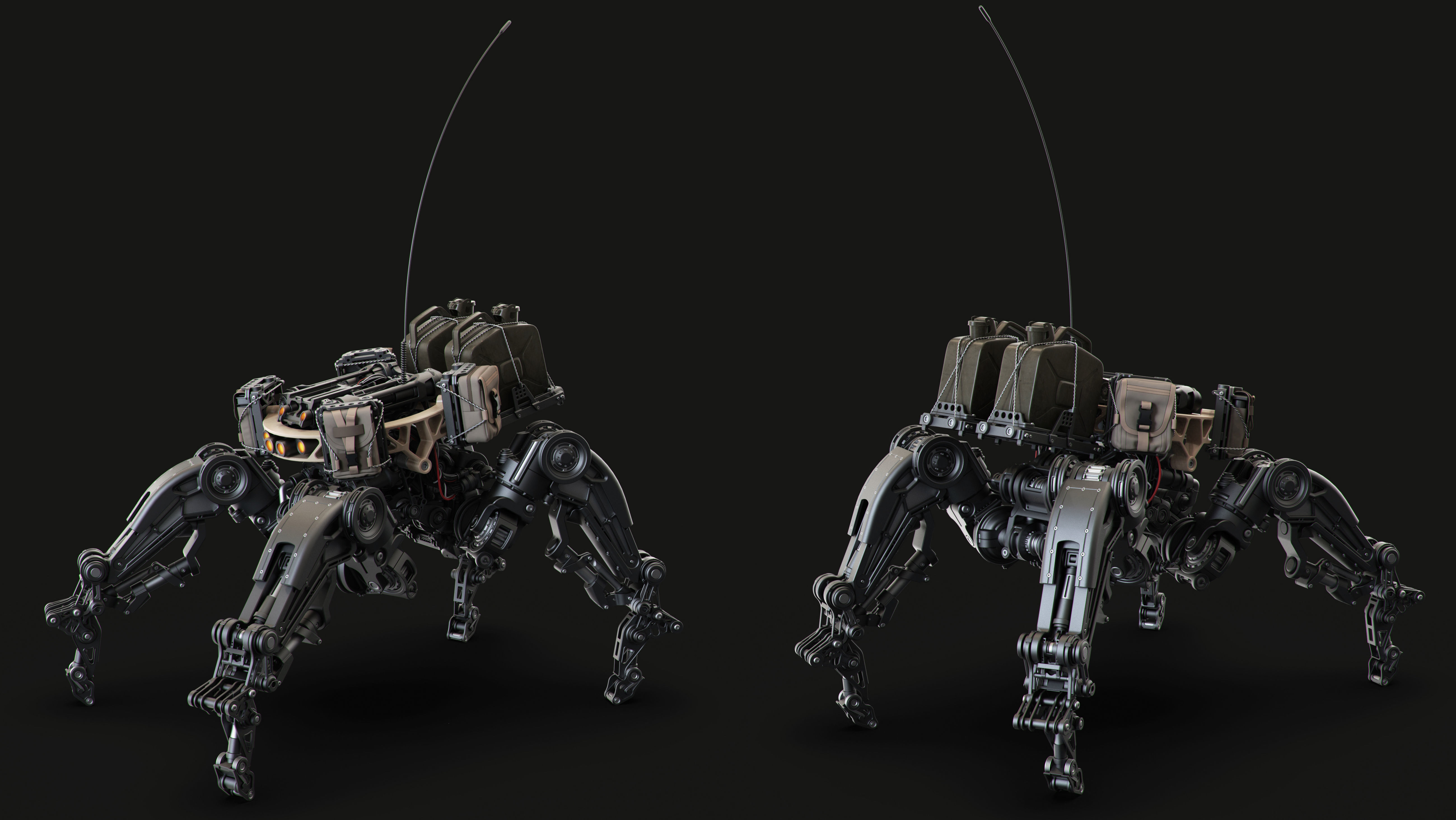 Sci-Fi Hard Surface Mechanical KITBASH 405 DETAILS 3D model | CGTrader