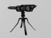 Machine Gun with pedestal 3D model | CGTrader
