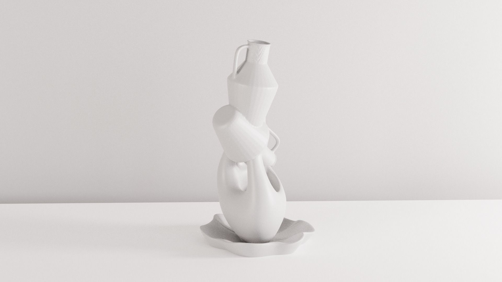 BackFlow Incense Burner Vase and Hand for 3D printing 3D model 3D ...