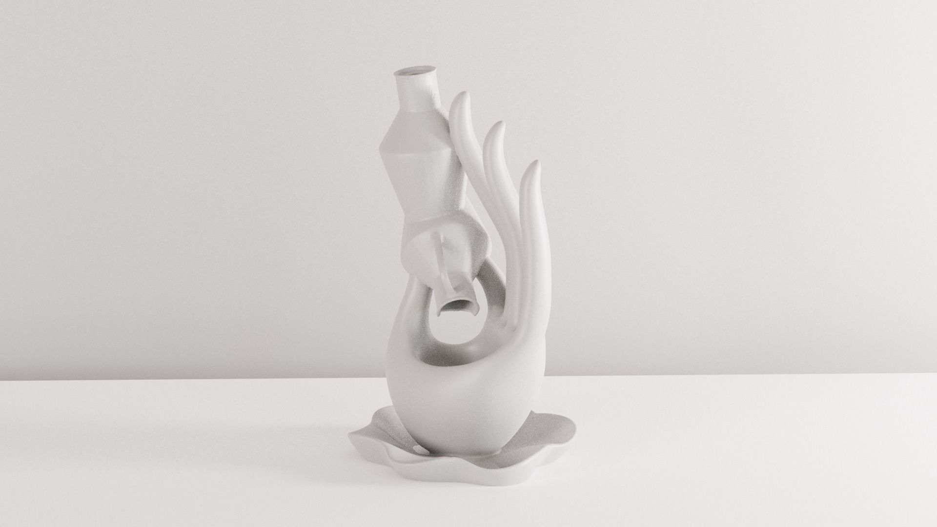 BackFlow Incense Burner Vase and Hand for 3D printing 3D model 3D ...