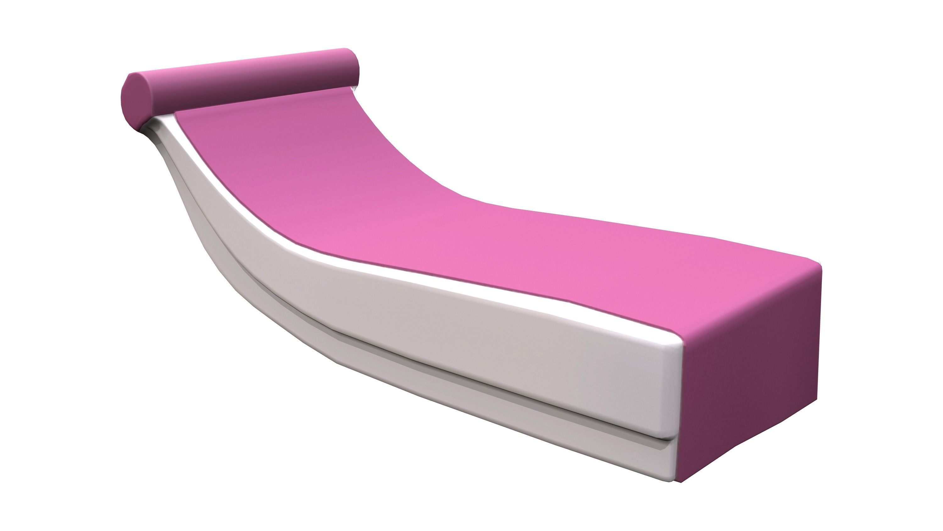 3D model Modern Beach Chaise Lounge VR / AR / low-poly | CGTrader