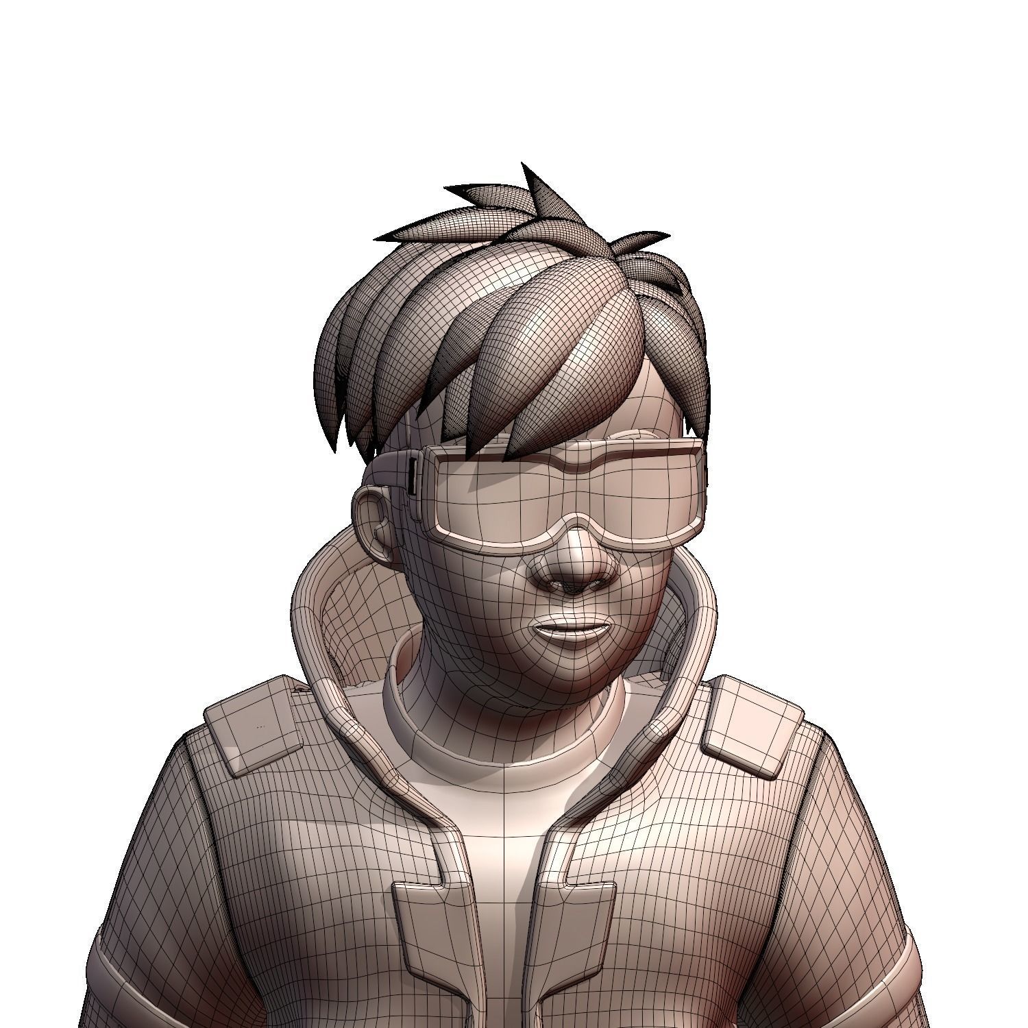3D model Stylized Fantasy Cyber Character VR / AR / low-poly | CGTrader
