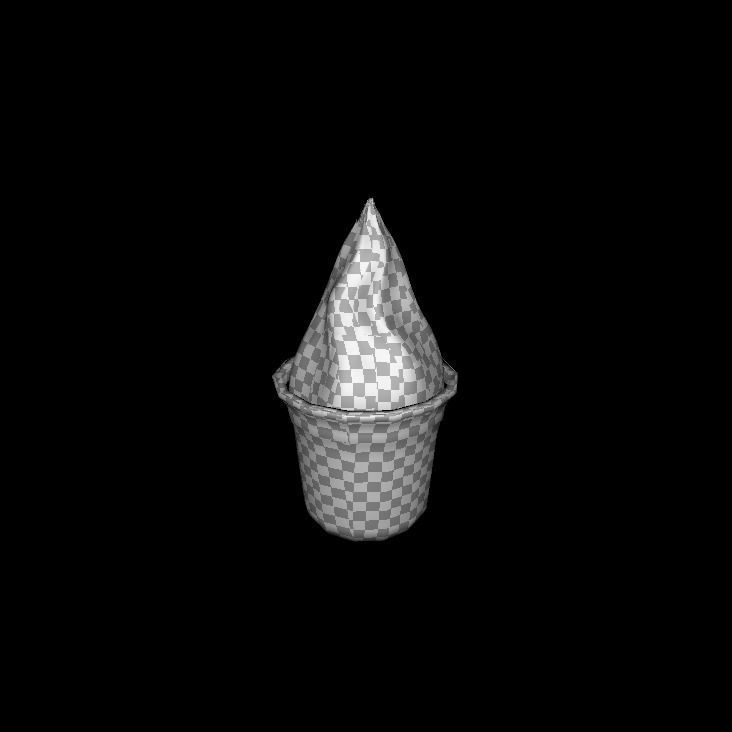 natural sundae 3D model | CGTrader