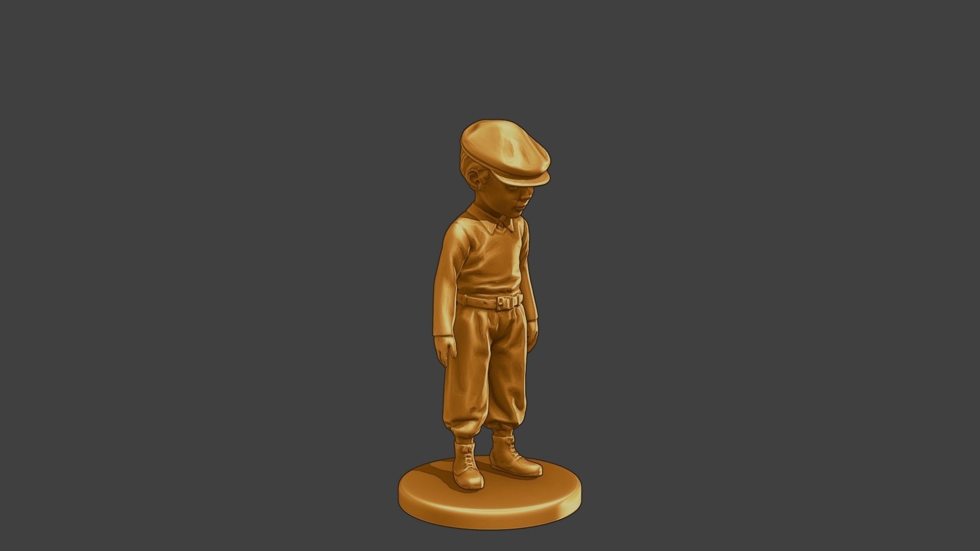 ww2 Casual Little Boy CLB1 001 3D model 3D printable | CGTrader