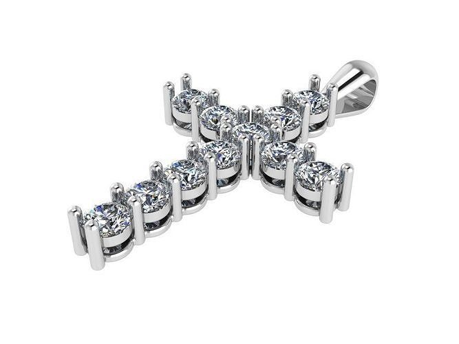 diamond cross 0012 3D model 3D printable | CGTrader