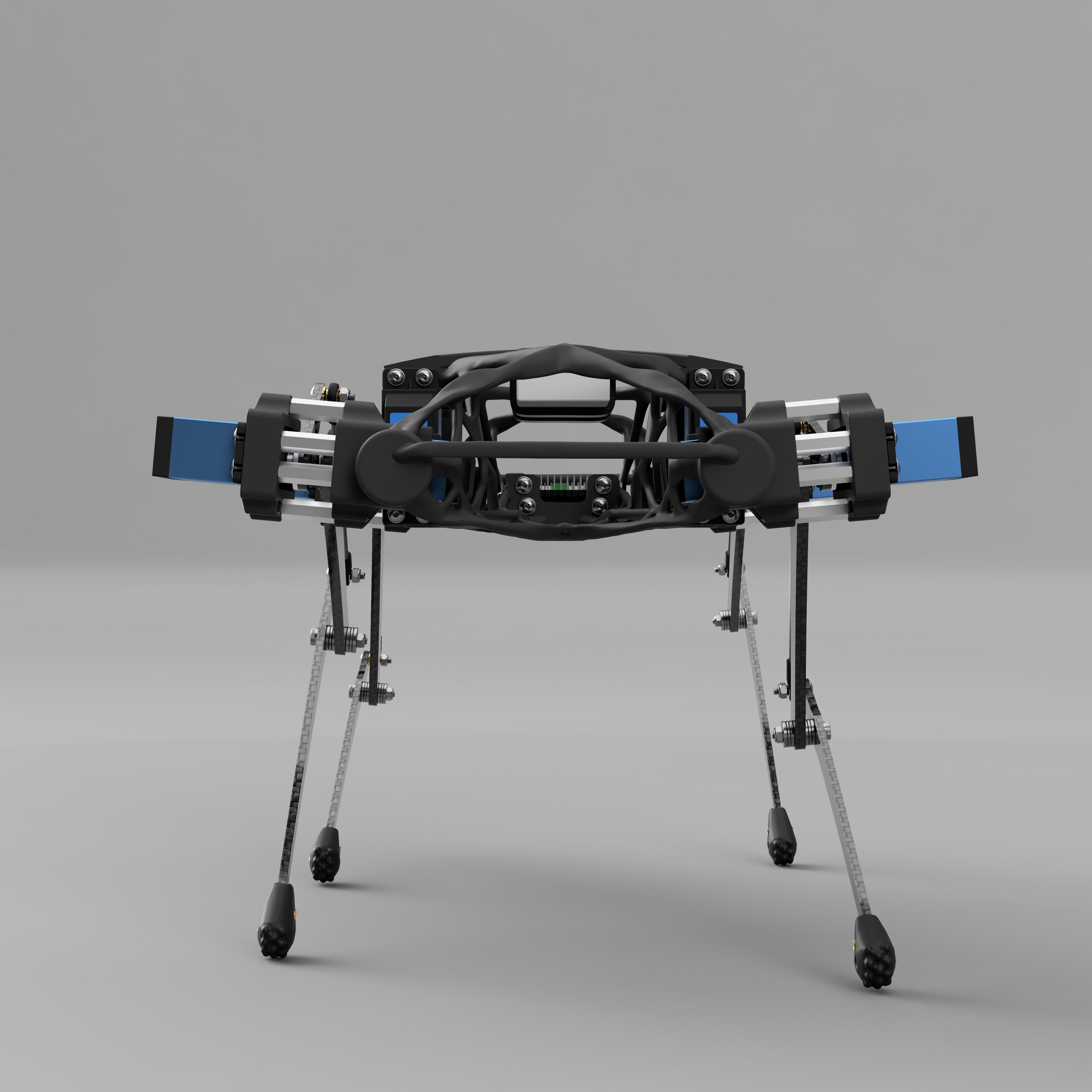 Walking Quadruped Dog Revised V2 3D model 3D printable | CGTrader