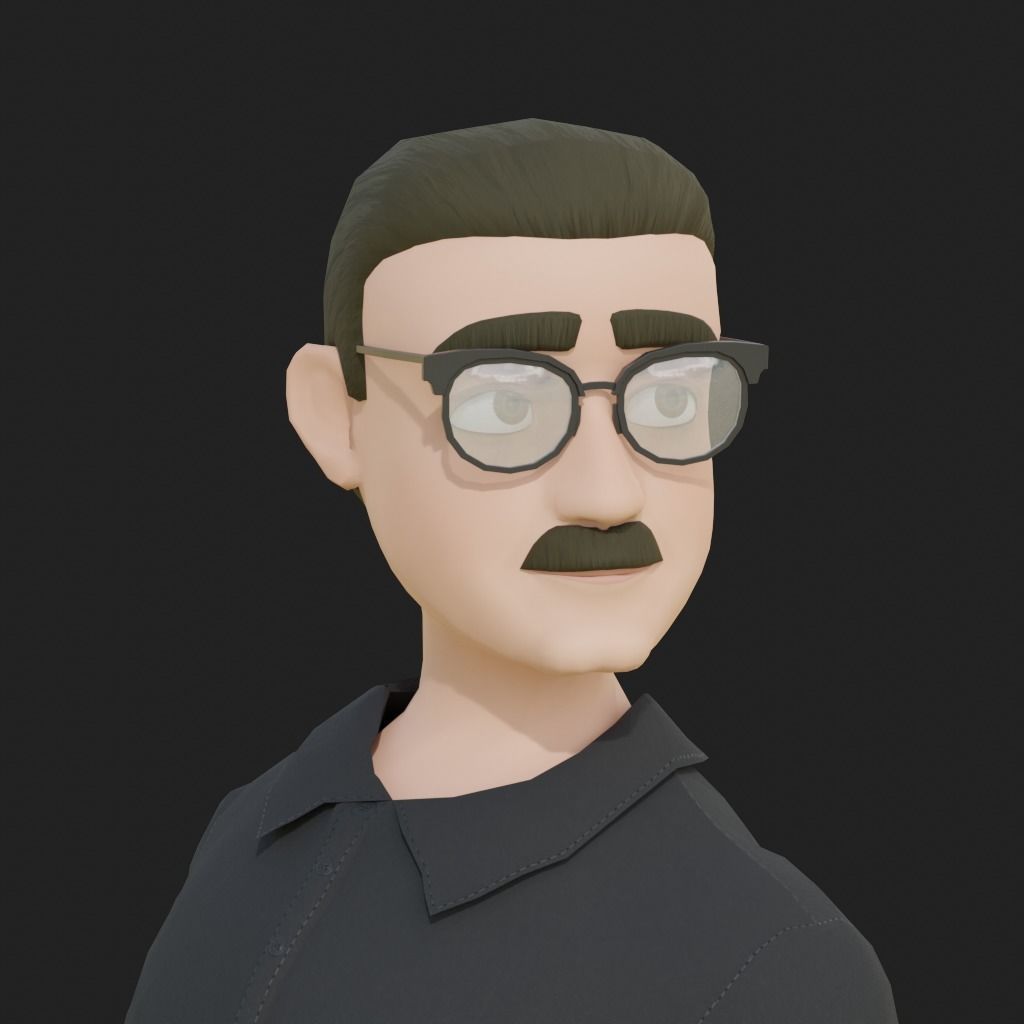 Stylized Customizable Avatar - Male - FREE free VR / AR / low-poly 3D ...