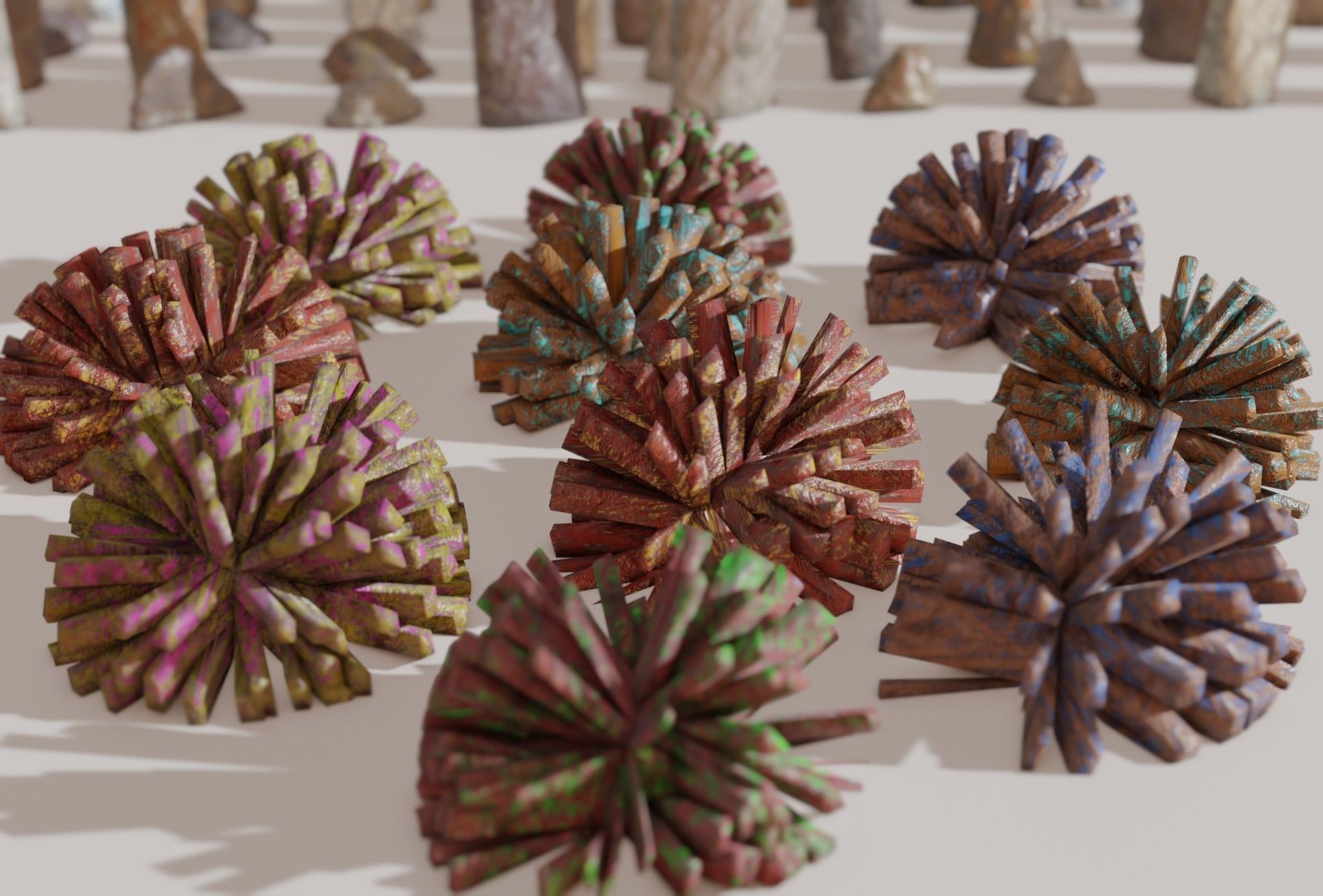 3D model Alien Extraterrestrial Assets 171 3D Models Rocks Plants ...