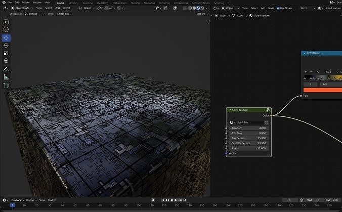 Sci-fi Tile procedural Texture For Blender Texture | CGTrader