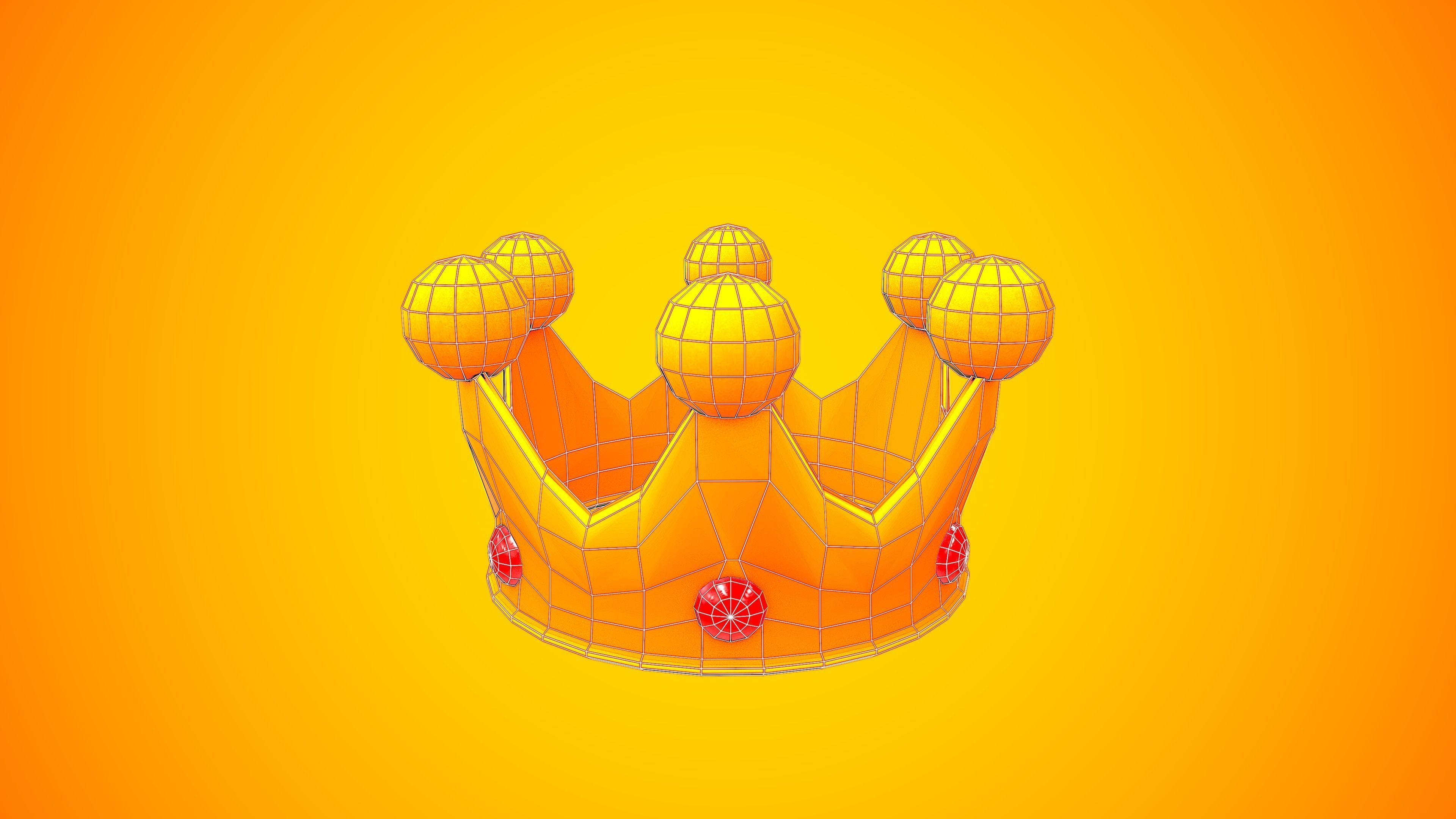 3D model CROWN CARTOON STYLIZED VR / AR / low-poly | CGTrader