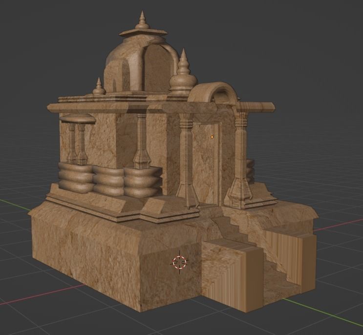 3D model Indian Temple 3D model VR / AR / low-poly | CGTrader