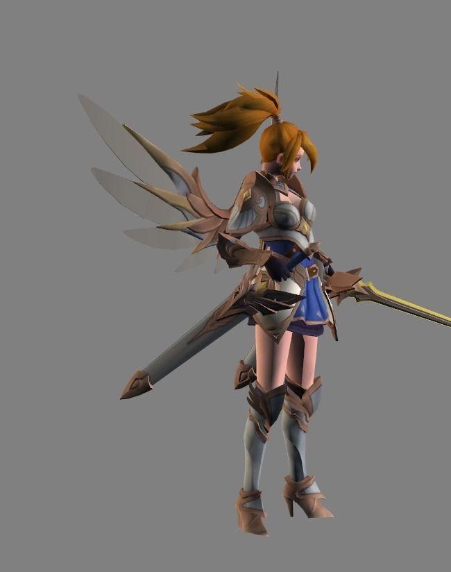 fanny Lightborn Ranger 3D model animated rigged | CGTrader