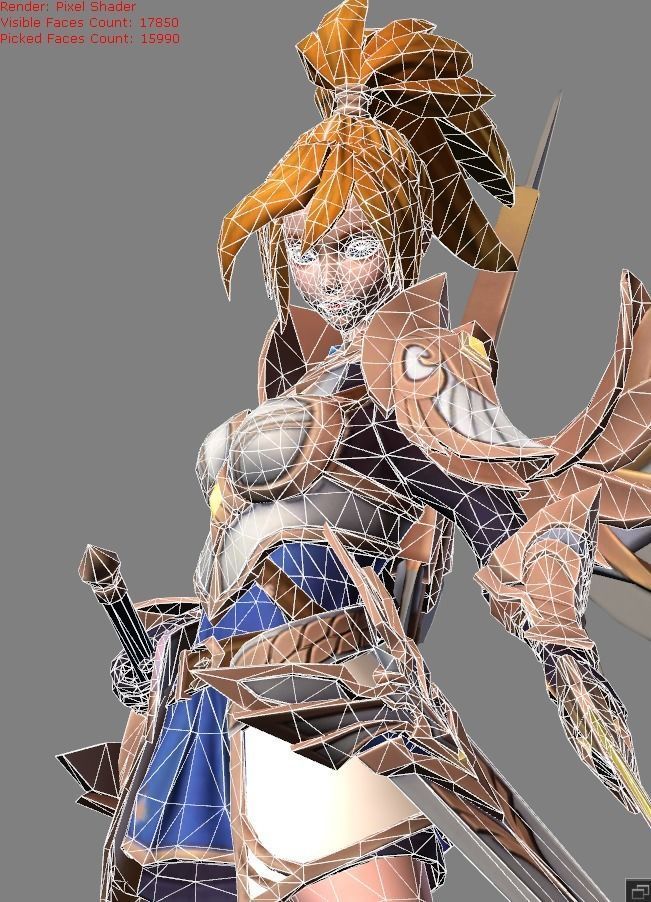 fanny Lightborn Ranger 3D model animated rigged | CGTrader