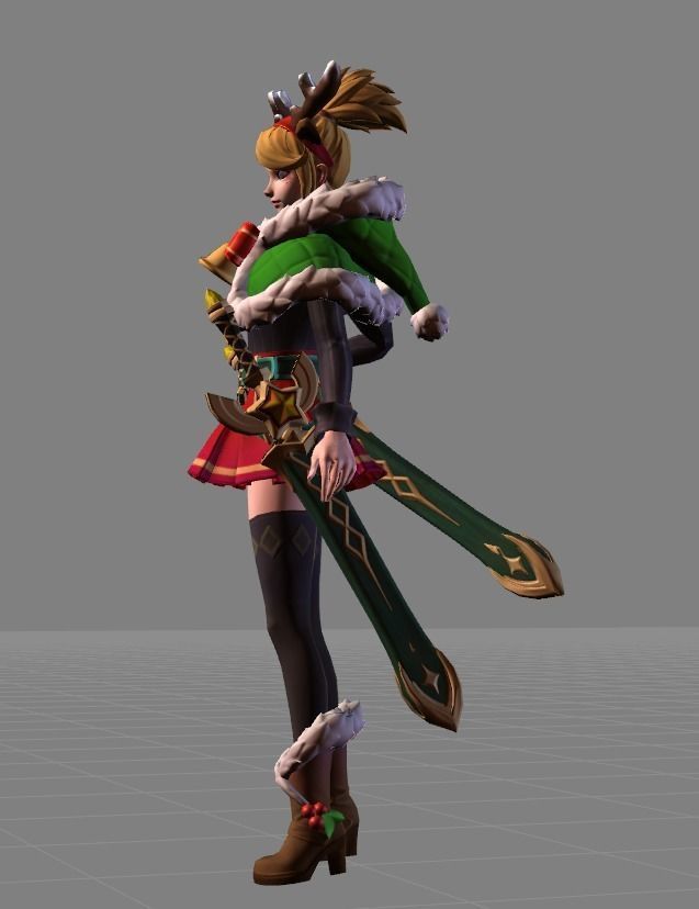 3D model fanny Christmas Carnival VR / AR / low-poly | CGTrader