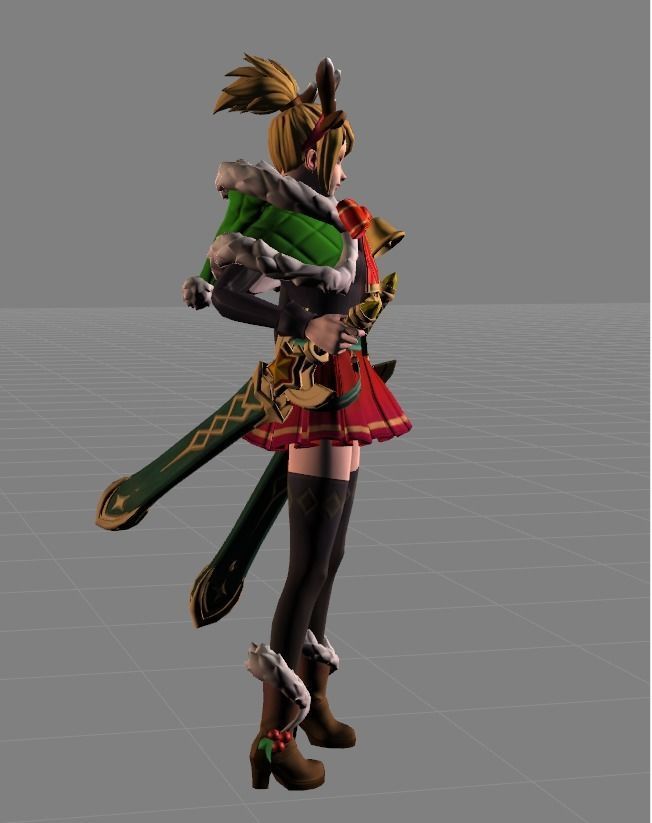 3D model fanny Christmas Carnival VR / AR / low-poly | CGTrader