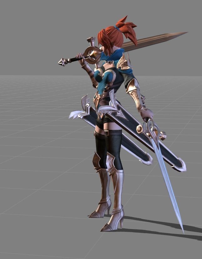 3D model Fanny Imperial Warrior VR / AR / low-poly | CGTrader