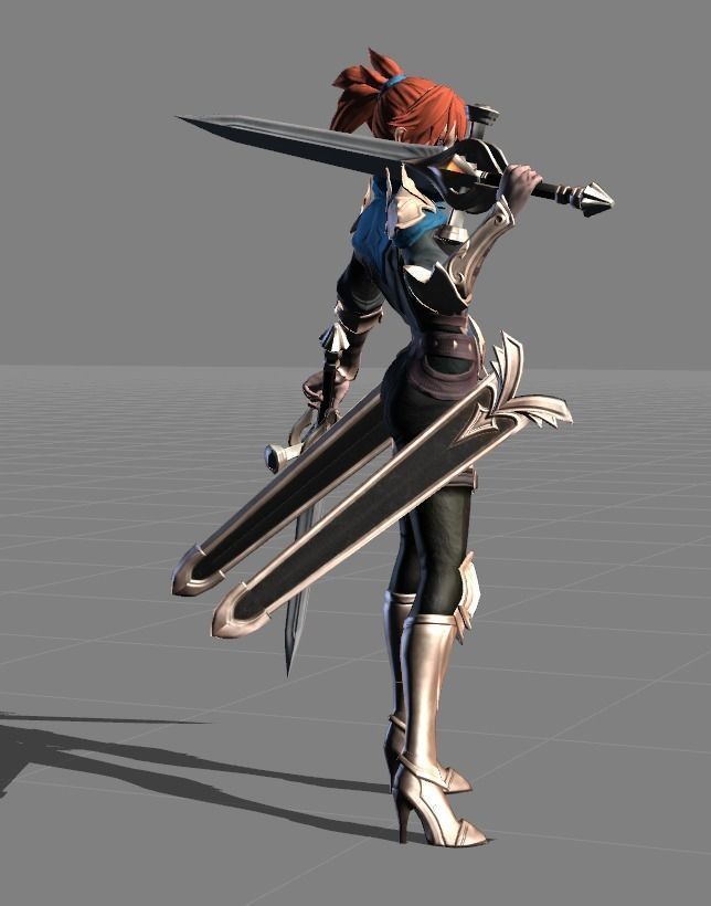 3D model Fanny Imperial Warrior VR / AR / low-poly | CGTrader