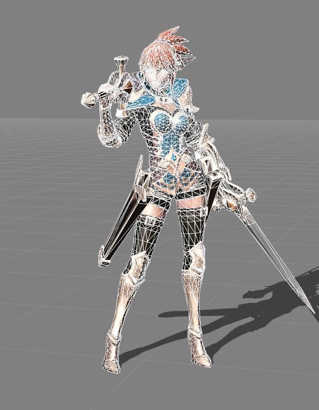 3D model Fanny Imperial Warrior VR / AR / low-poly | CGTrader