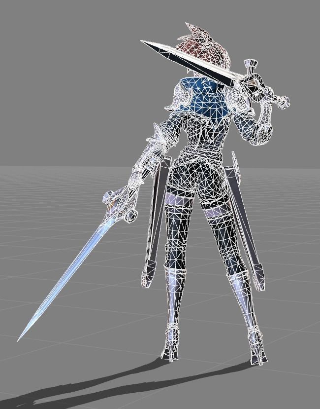 3D model Fanny Imperial Warrior VR / AR / low-poly | CGTrader