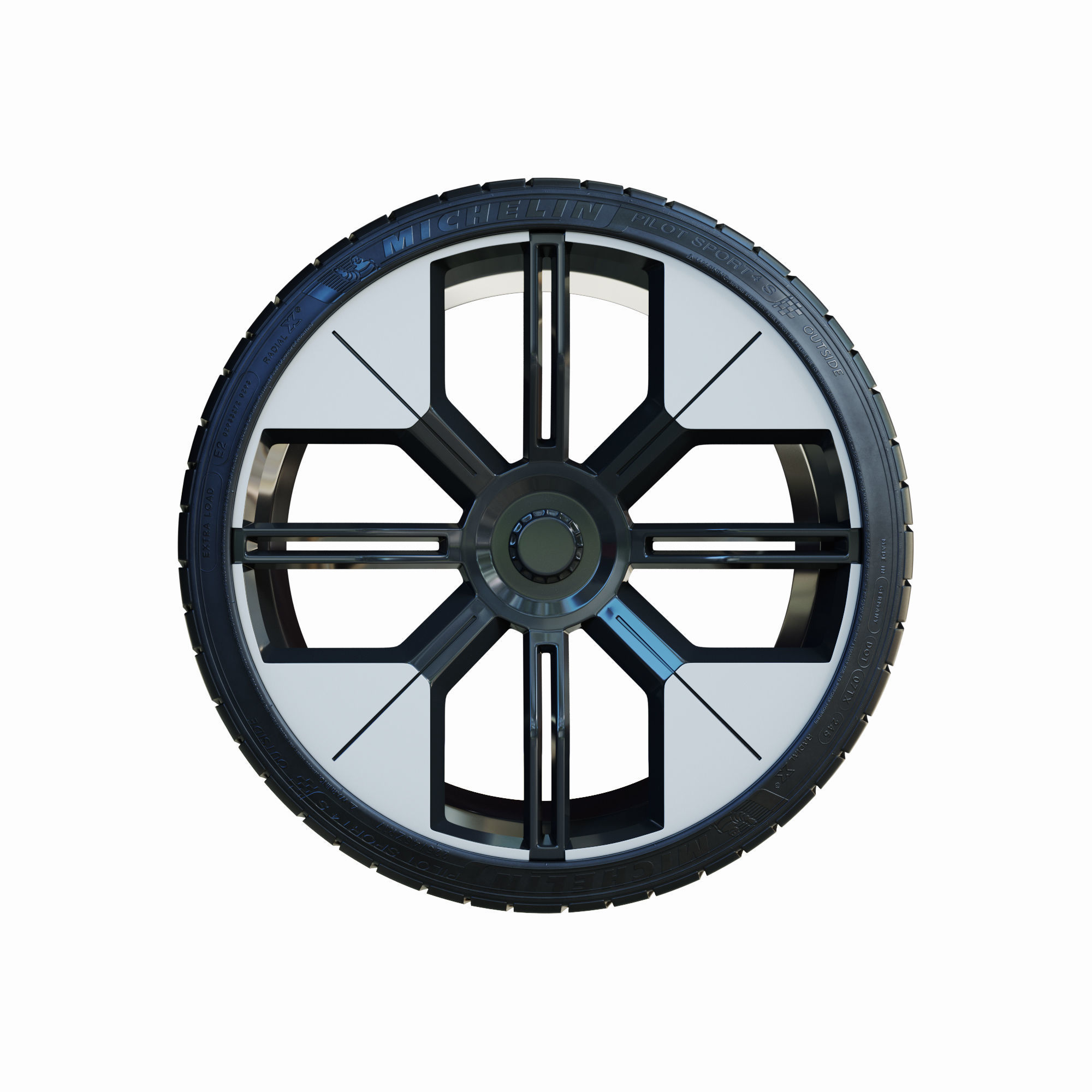 Polestar O2 wheel 3D model | CGTrader
