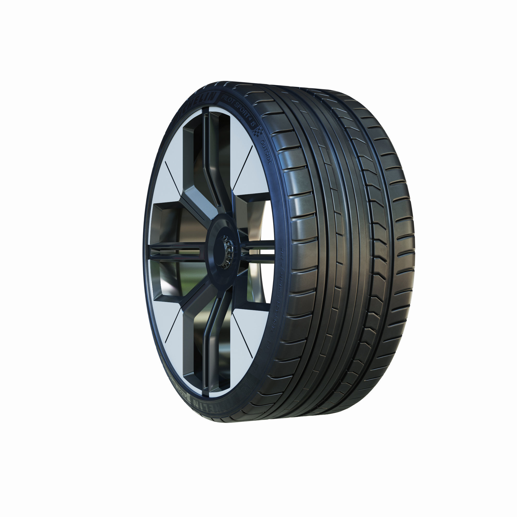 Polestar O2 wheel 3D model | CGTrader