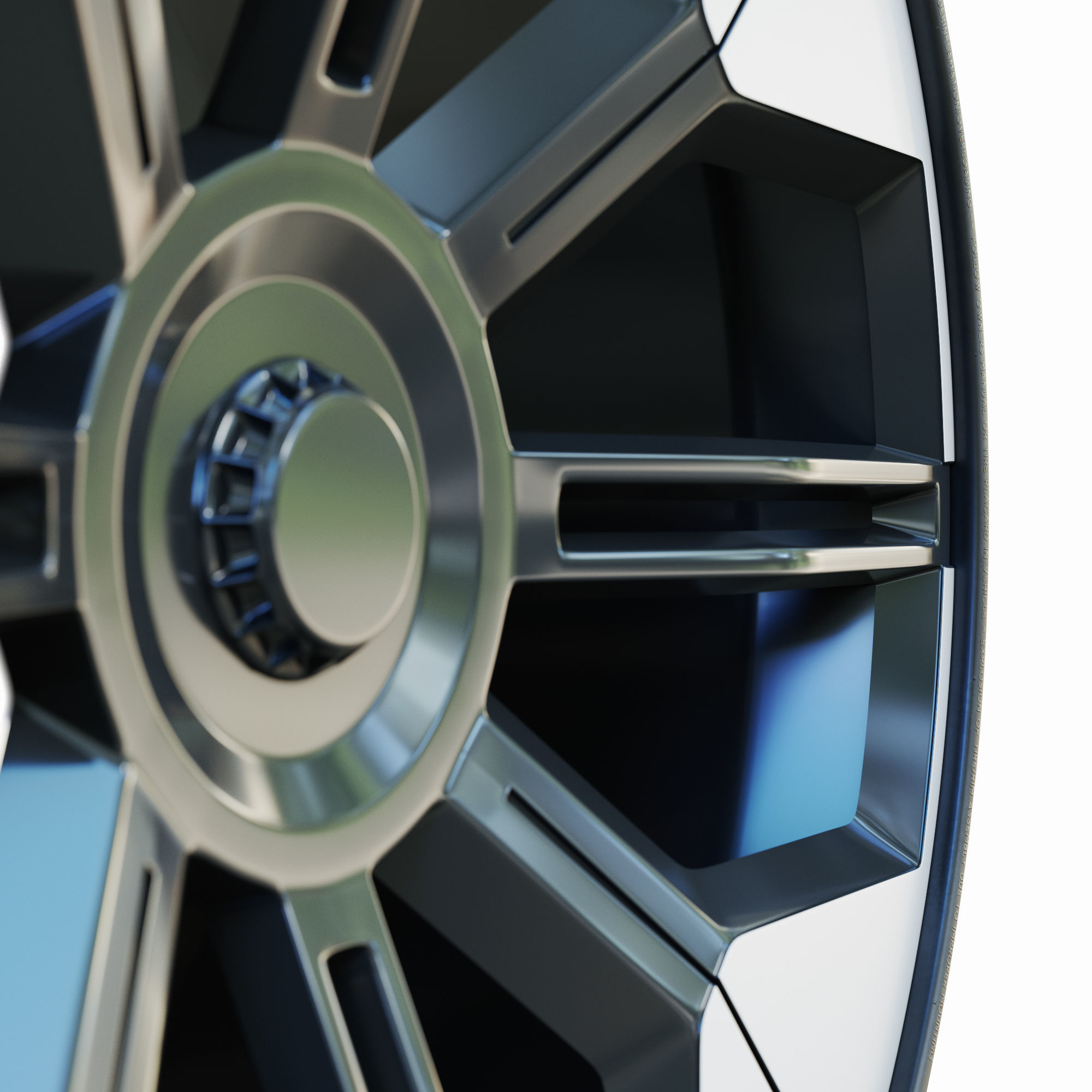 Polestar O2 wheel 3D model | CGTrader