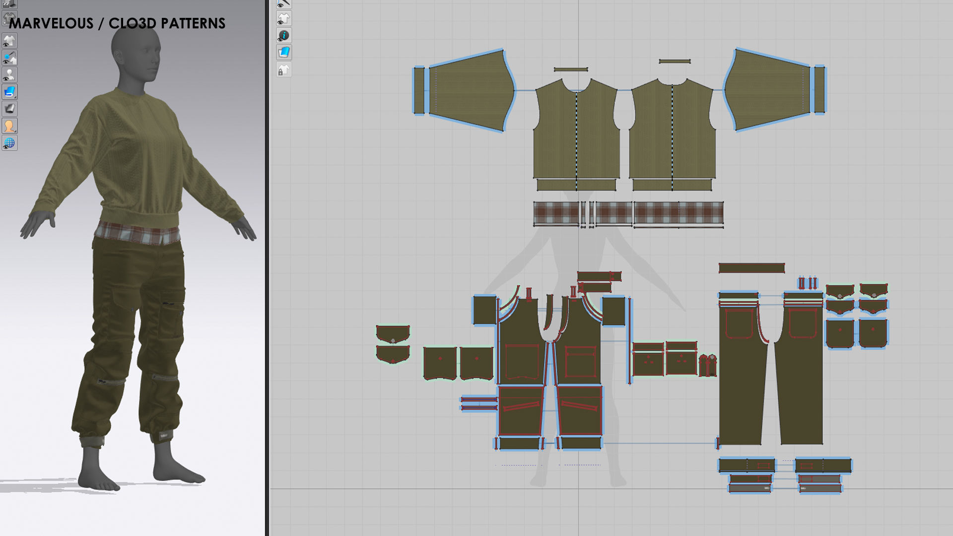 Army Girl - Marvelous Designer with Video Process 3D model | CGTrader