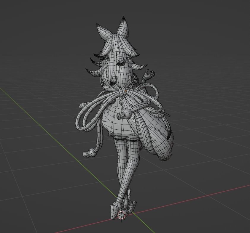 3D model Azur Lane Ookami Mio VR / AR / low-poly | CGTrader