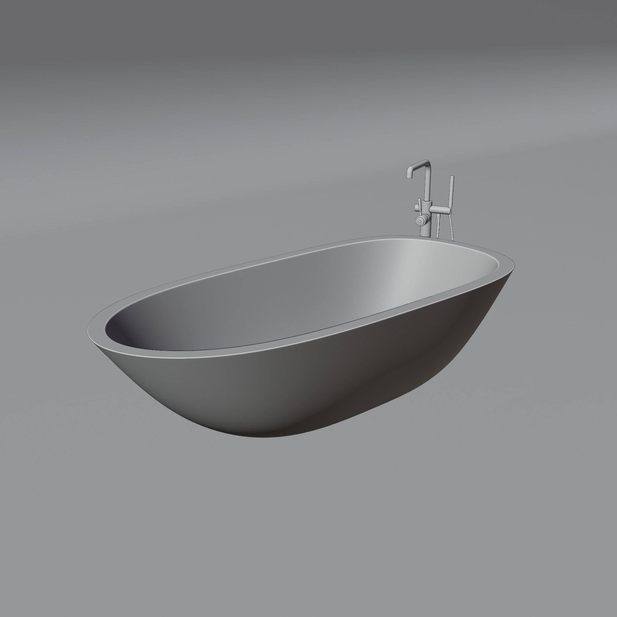 Marble Bathtub 3D model | CGTrader