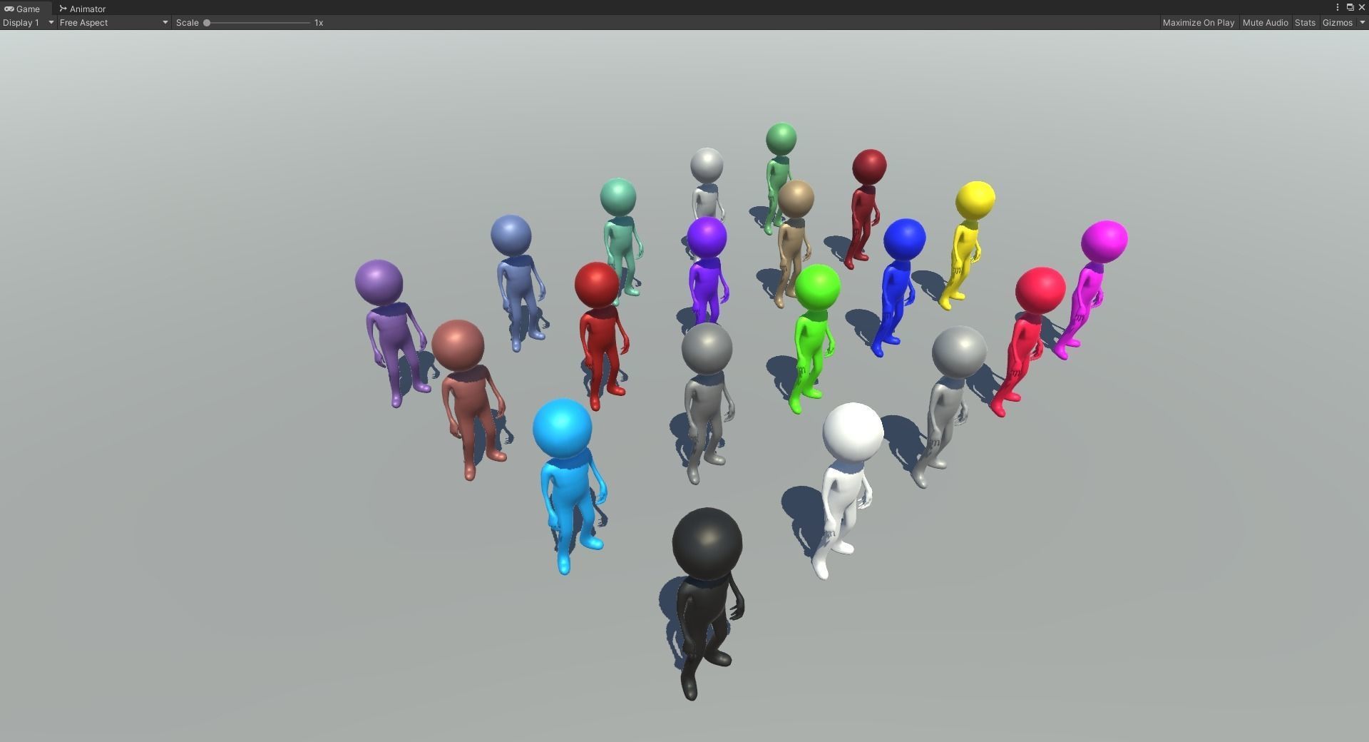 3D model Stickman character VR / AR / low-poly rigged animated | CGTrader