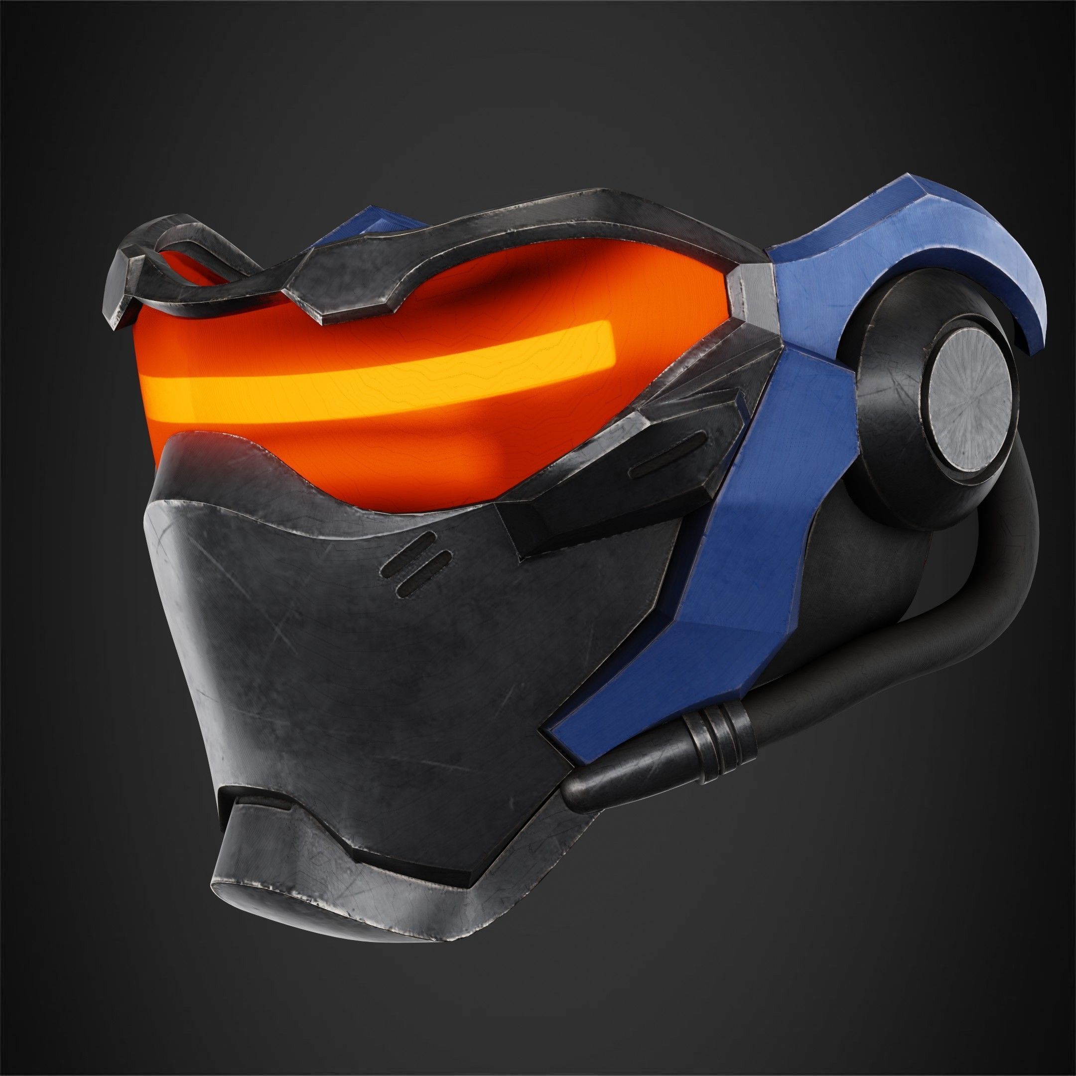Overwatch Soldier-76 Mask for cosplay 3D model 3D printable | CGTrader
