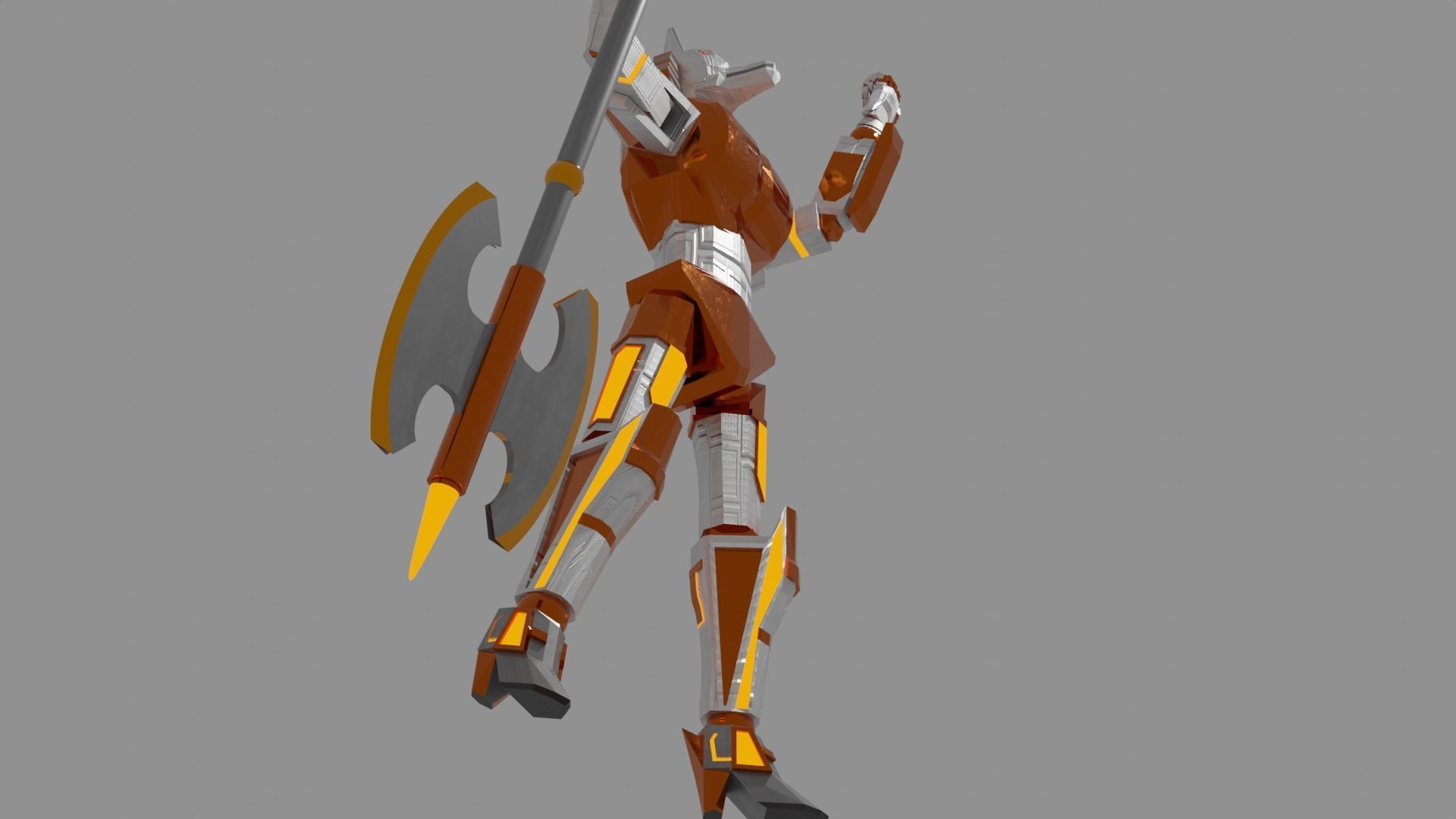 Mech Anubis 3D model animated rigged | CGTrader