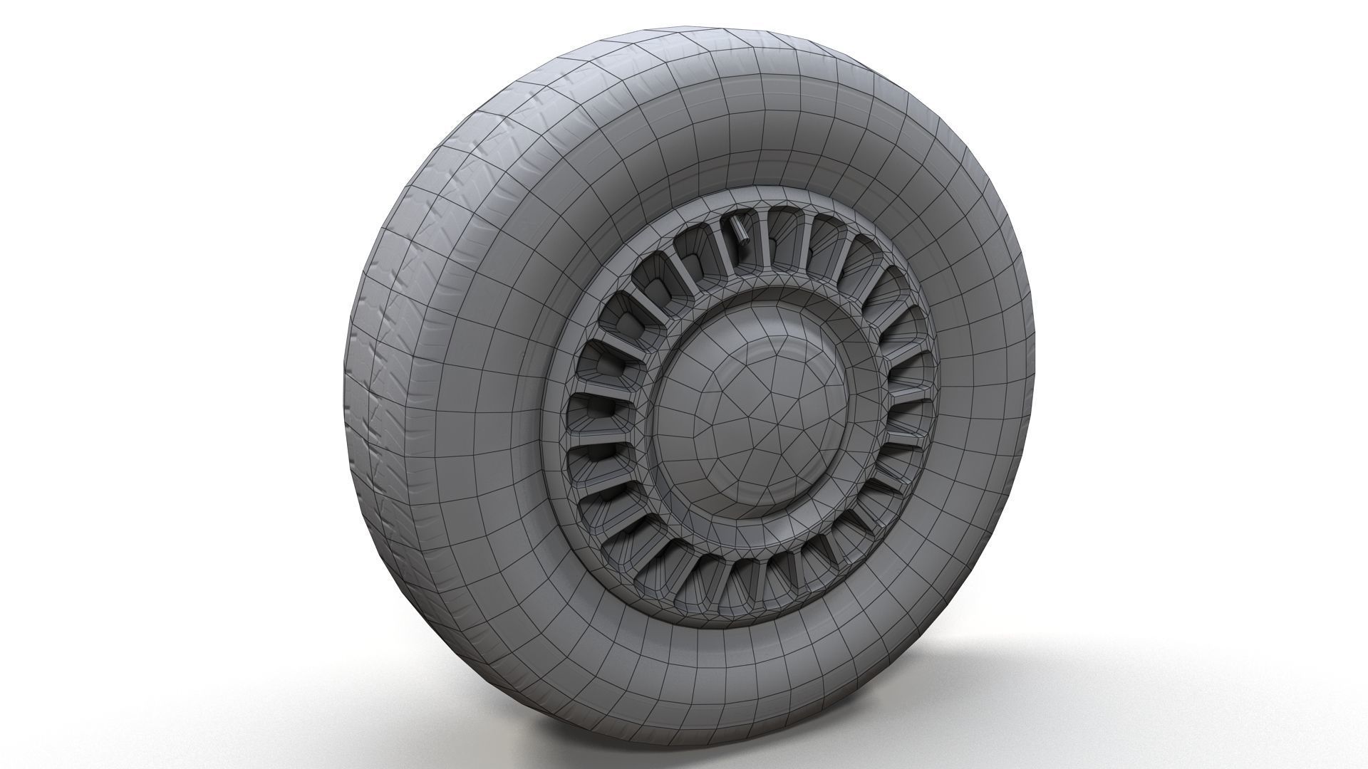 3D model 90s sedan wheel PBR VR / AR / low-poly | CGTrader