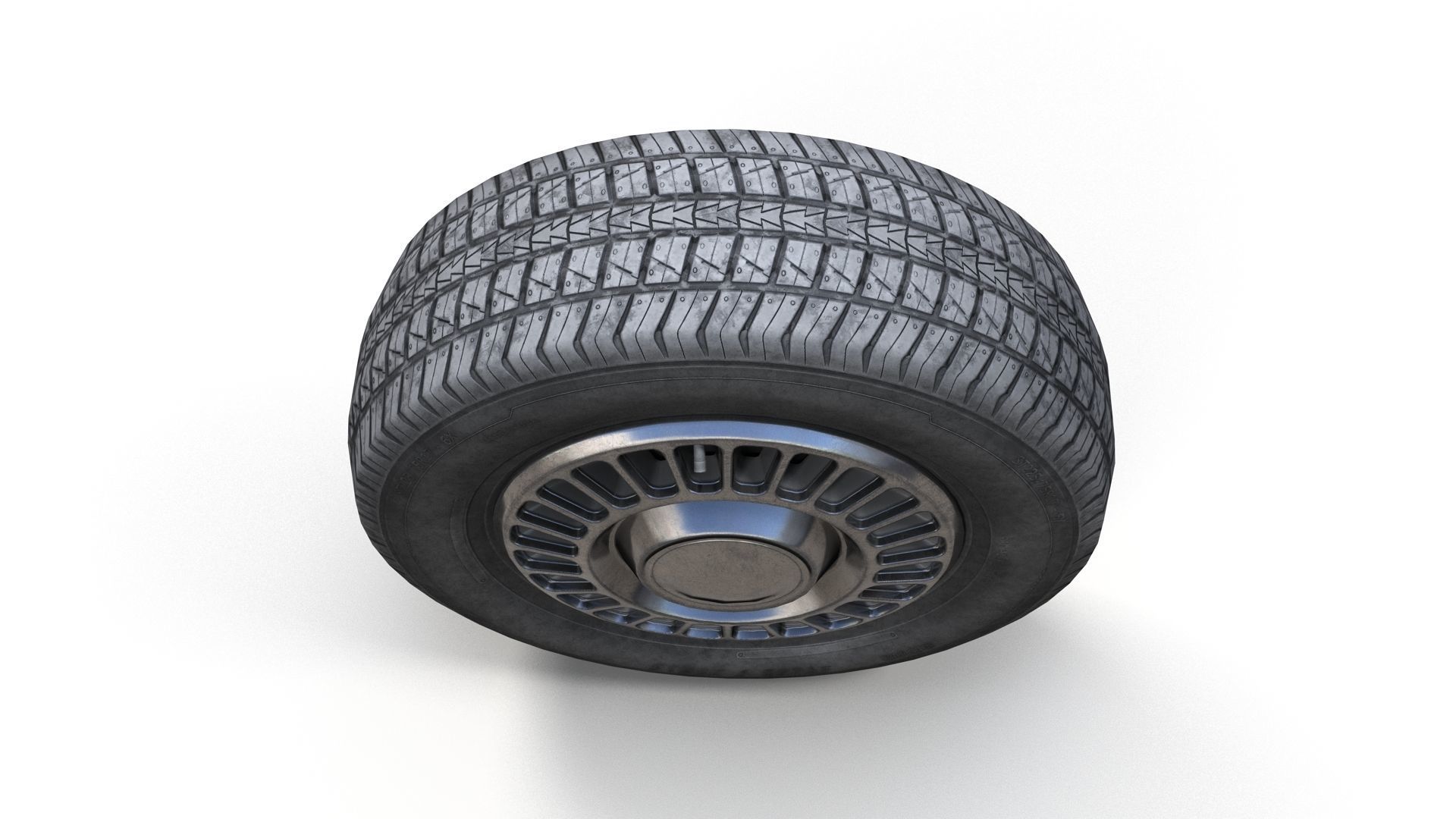 3D model 90s sedan wheel PBR VR / AR / low-poly | CGTrader