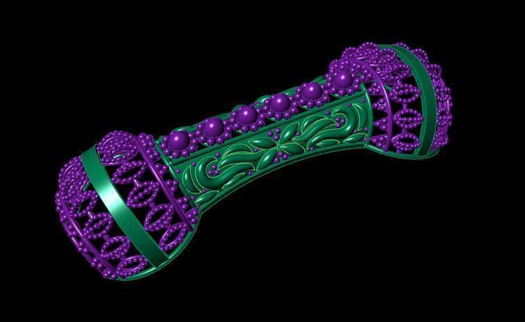 Bracelet 3D model 3D printable | CGTrader