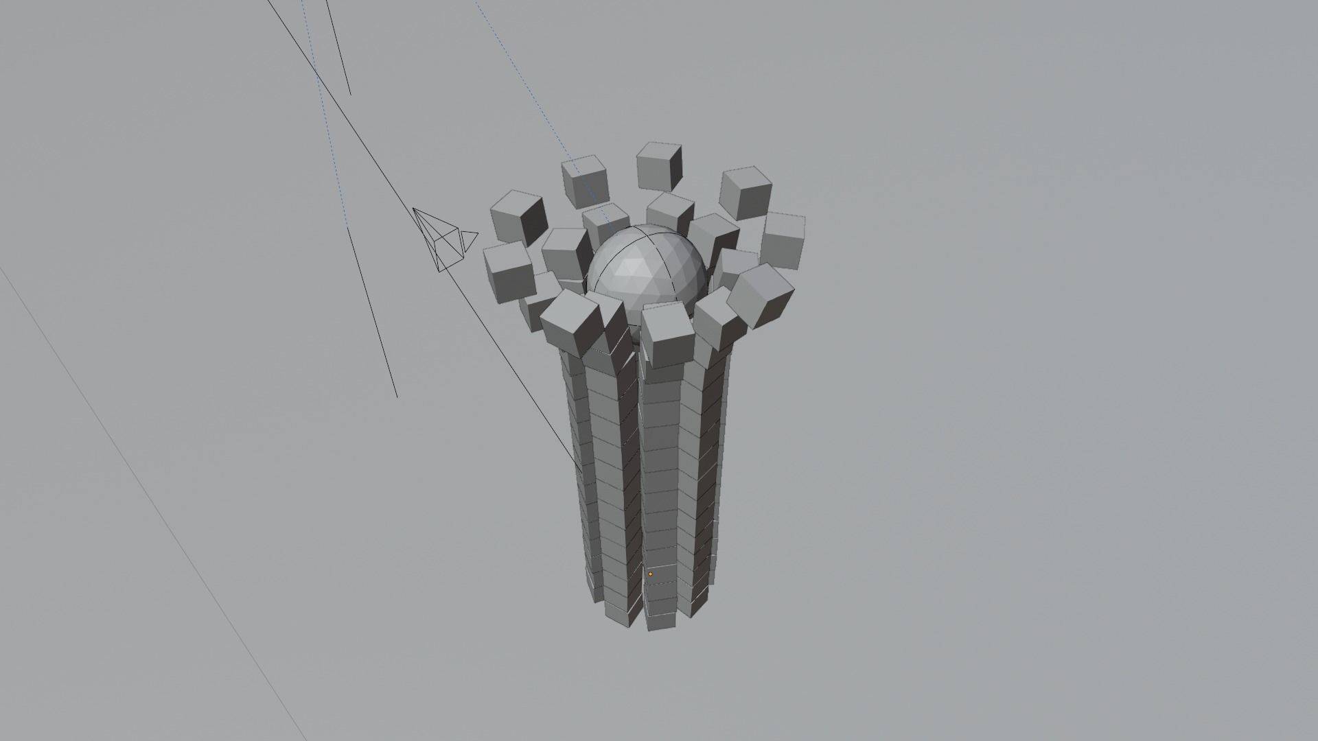 Rigid body animation with sphere 3D model animated | CGTrader