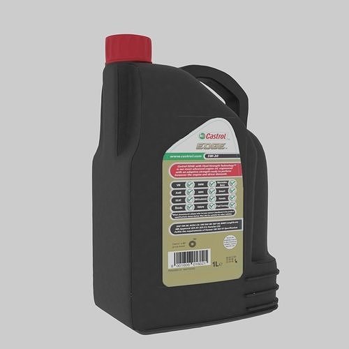 Engine oil bottle 3D model | CGTrader