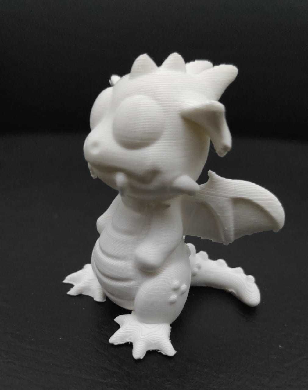 Cartoon Sitting Dragon 3D model 3D printable | CGTrader