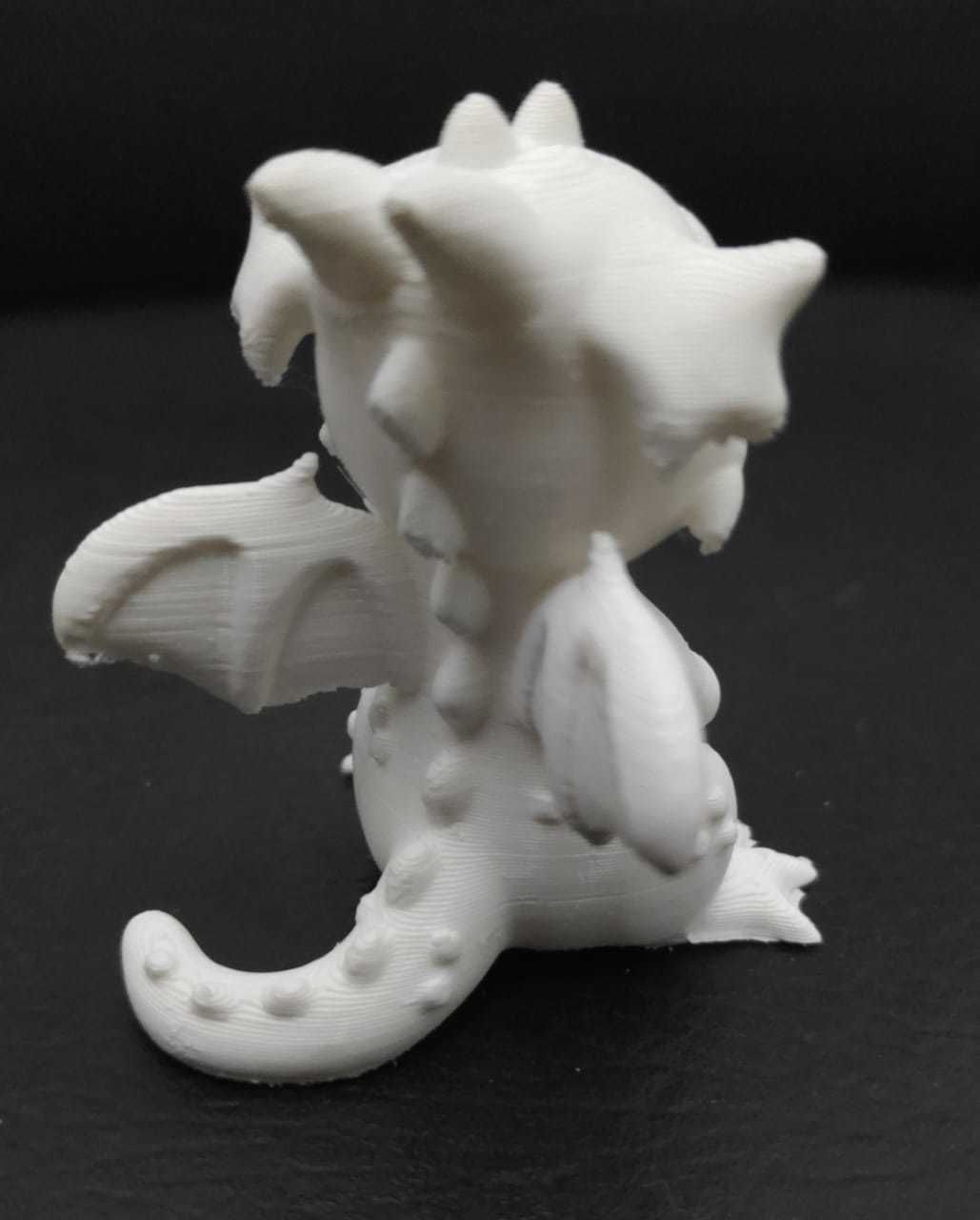 Cartoon Sitting Dragon 3D model 3D printable | CGTrader