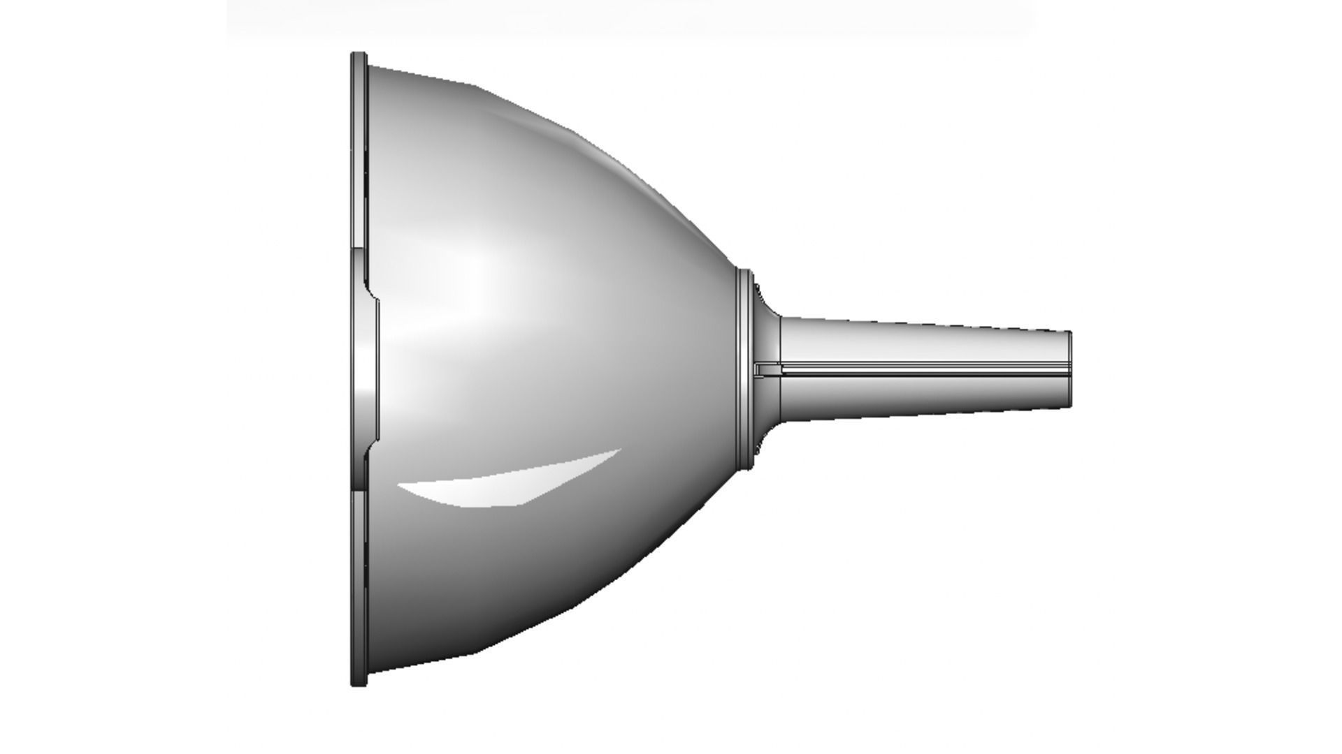 Funnel model metal 3D model | CGTrader