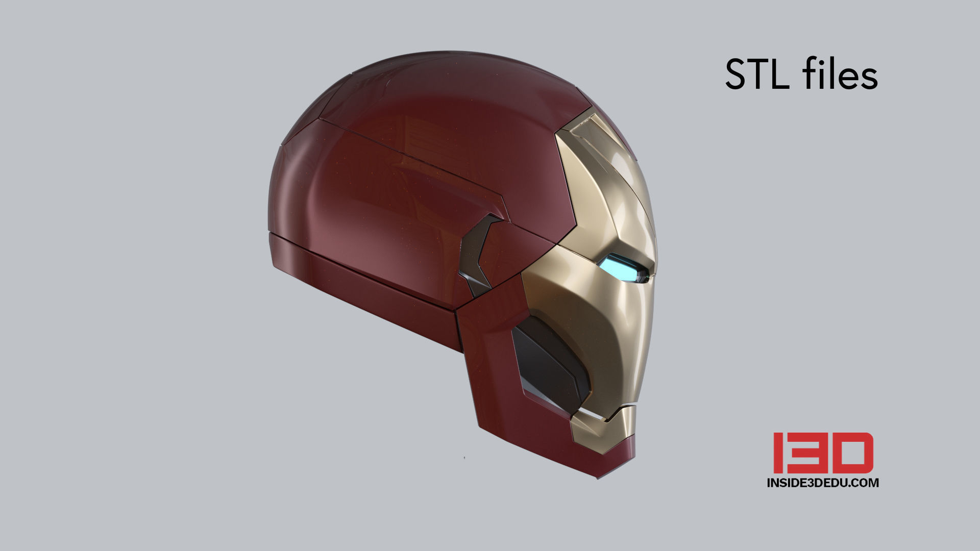 Ironman mark 47 3d printable helmet SLT 3D model 3D printable | CGTrader