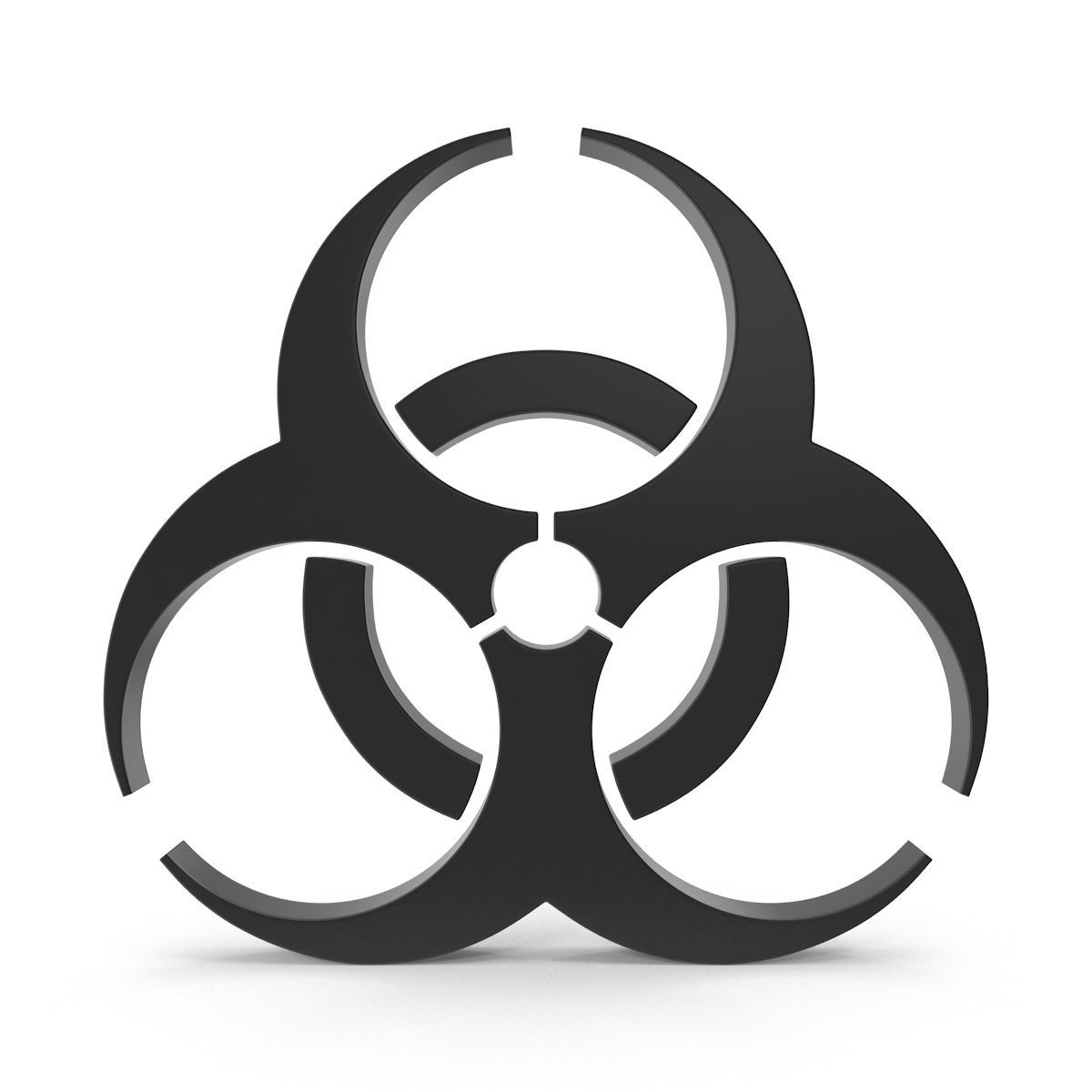 3D model Biohazard Icon VR / AR / low-poly | CGTrader