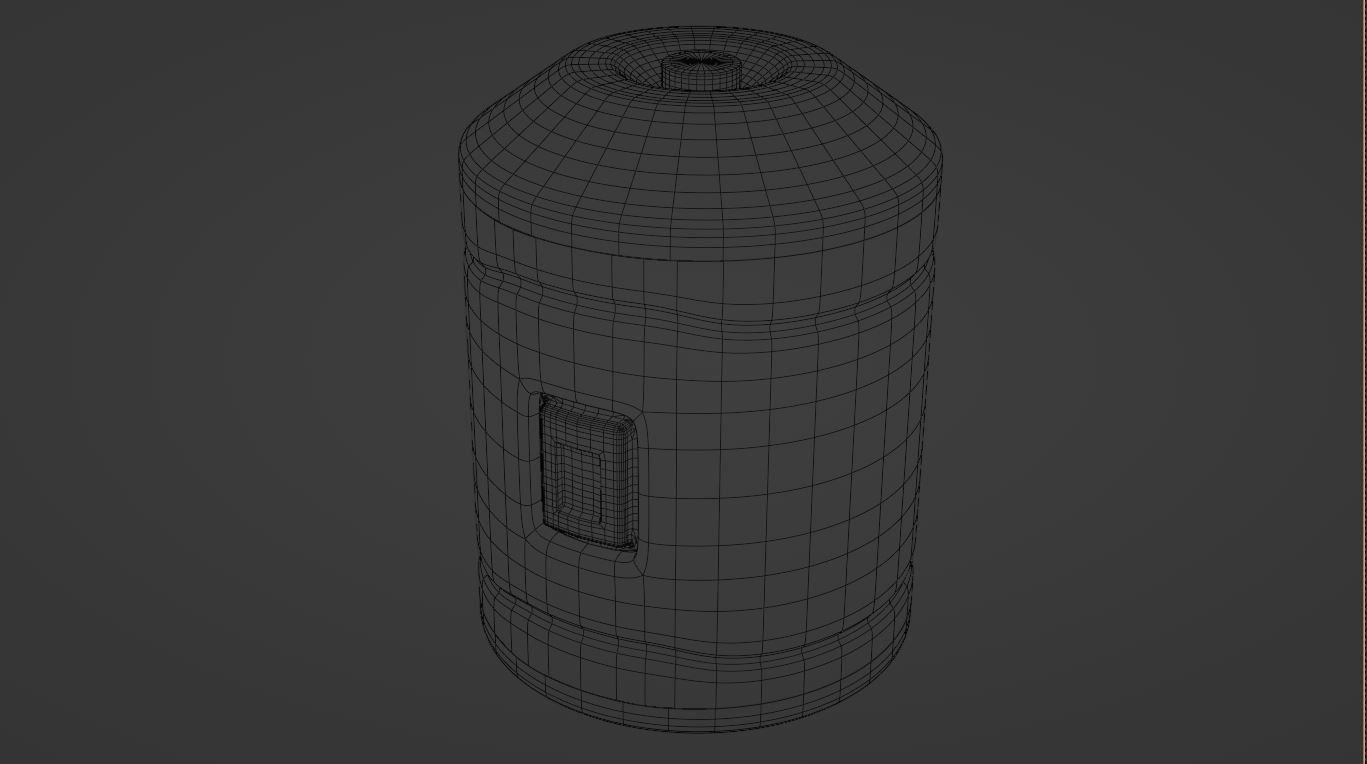 HardSurface - Sci-Fi Cylinder 3D model | CGTrader