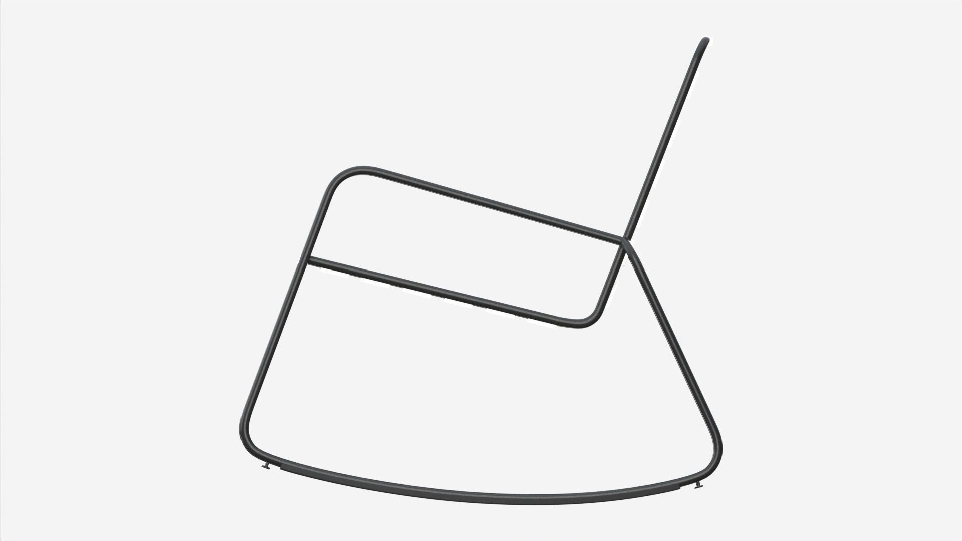 Argos Home Steel Garden Rocking Chair 3D model | CGTrader