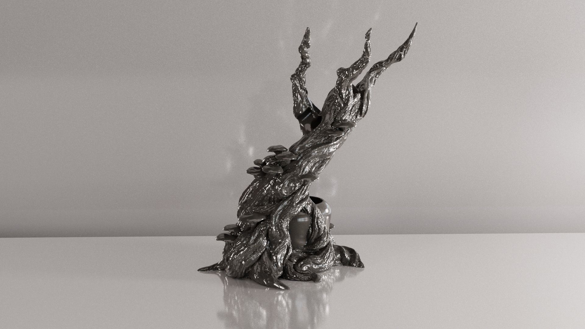 BackFlow Incense Burner Tree and Vase for 3D printing 3D model 3D ...